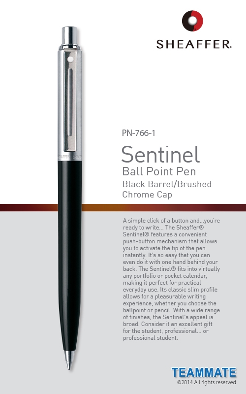 TEAMMATE｜PN-766-1|Sheaffer - [Sentinel] Ballpoint Pen